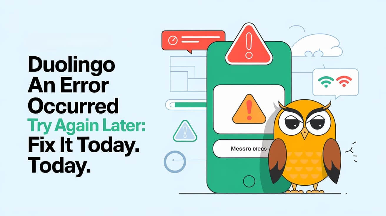 Duolingo An Error Occurred Try Again Later: Fix It Today